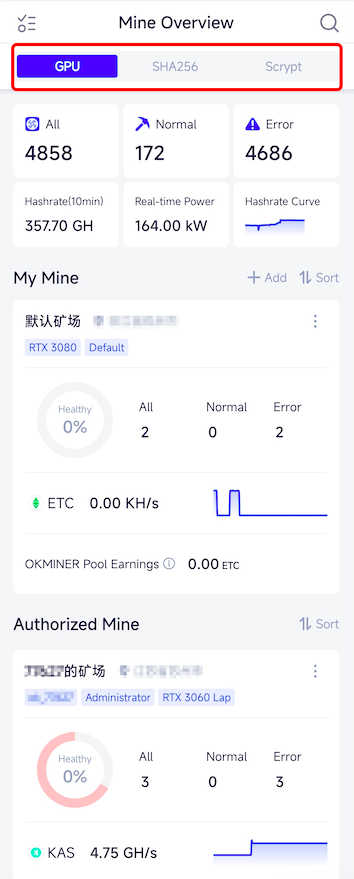 Overview of the mine – OKMINER