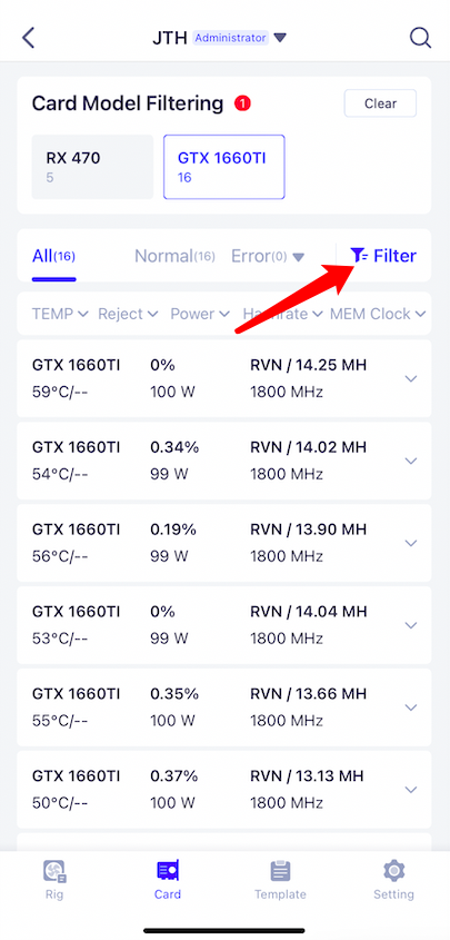 Graphics card details – OKMINER