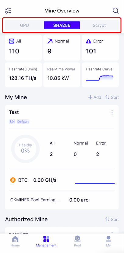 Overview of the mine – OKMINER