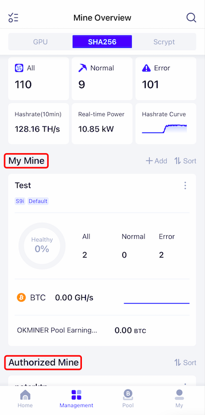 Overview of the mine – OKMINER