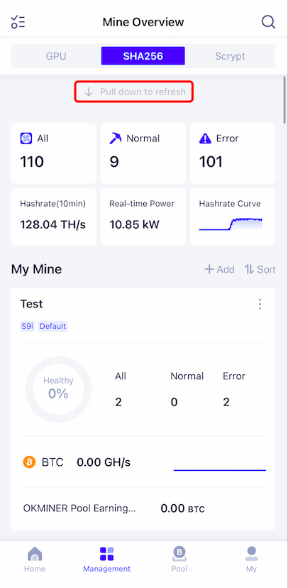 Overview of the mine – OKMINER