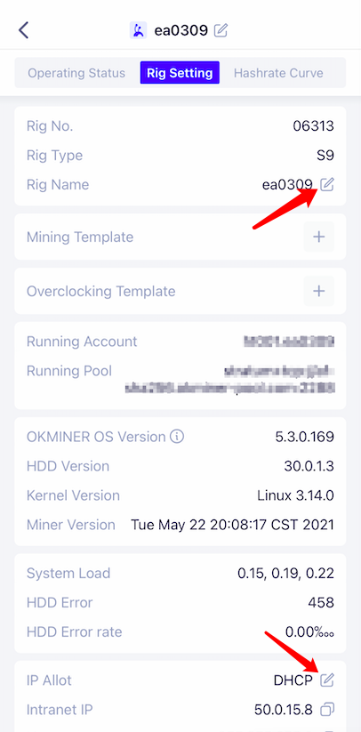 Mining machine details – OKMINER