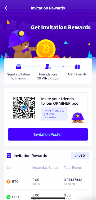 App-Invitation Rewards – OKMINER