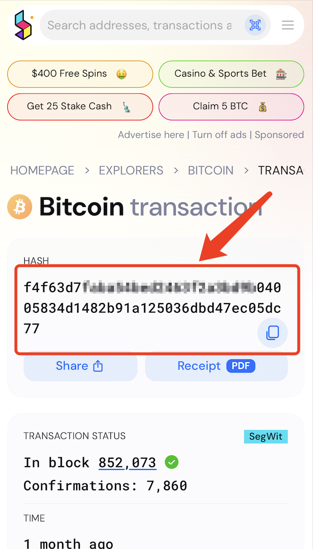 App-Check the transaction hash of the mining pool payment. – OKMINER