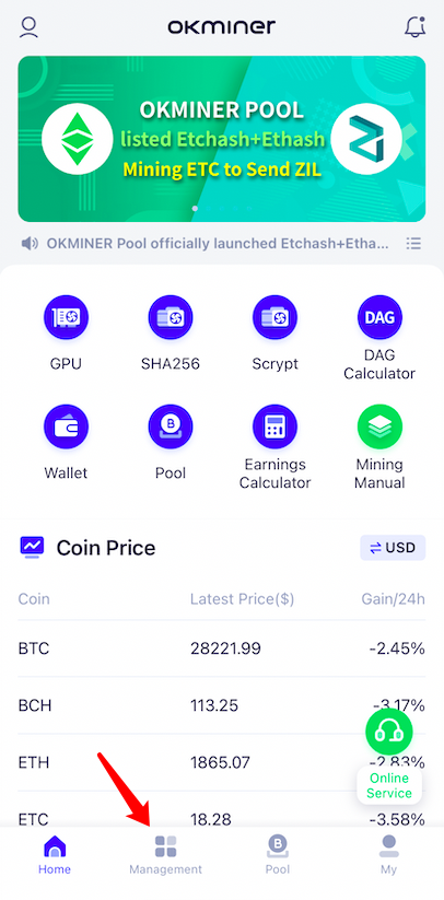 Step 4-Configure and bind the mining template – OKMINER